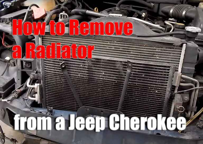 How to Remove a Radiator From a Jeep Cherokee