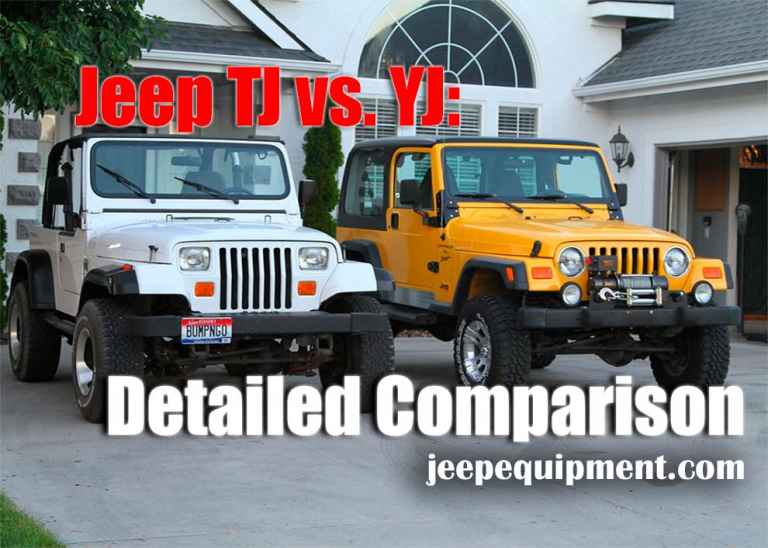 Jeep TJ vs. YJ: Detailed Comparison